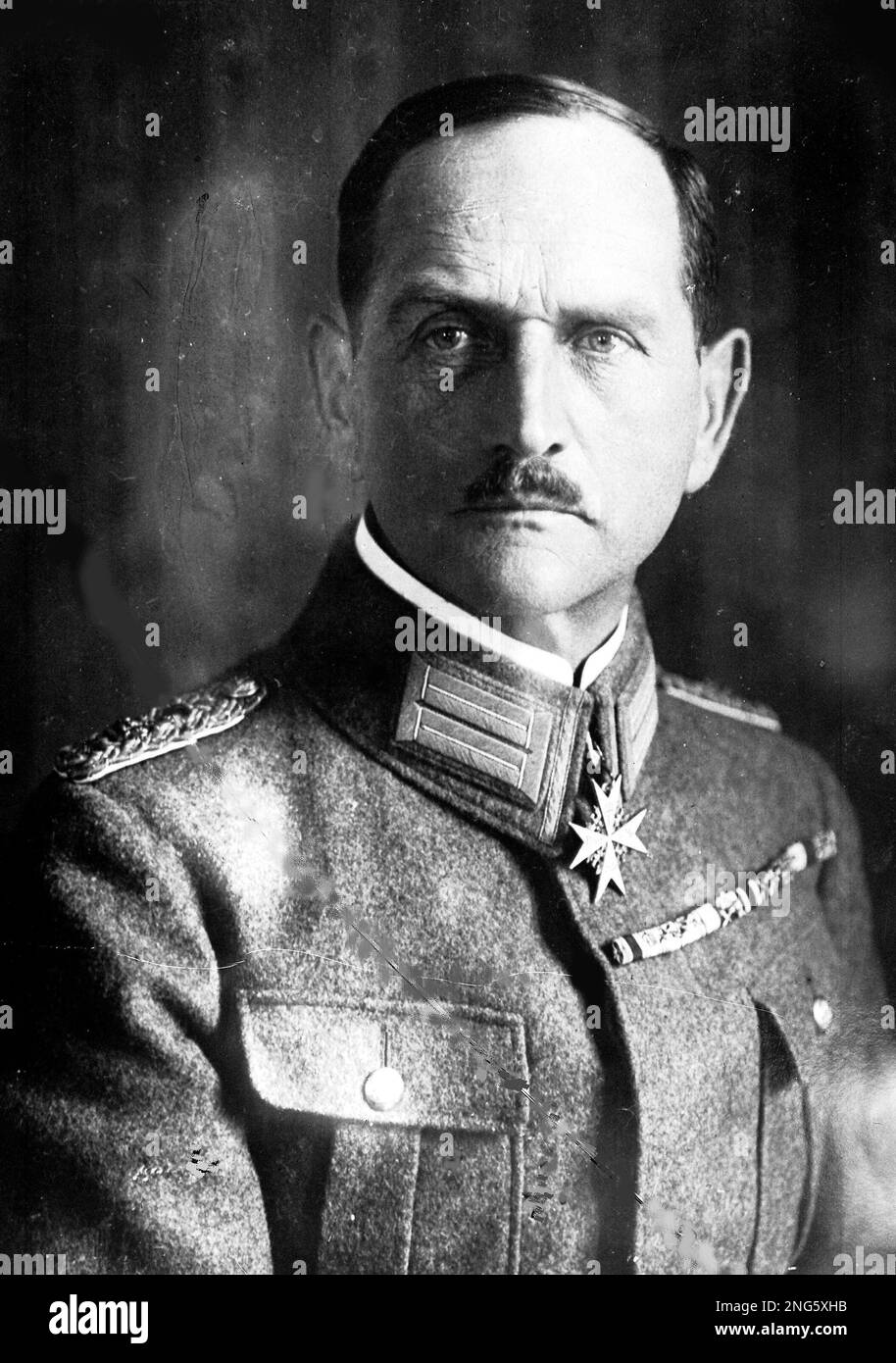 Unadted file photo of Germany's General Franz Ritter Von Epp, leader of ...