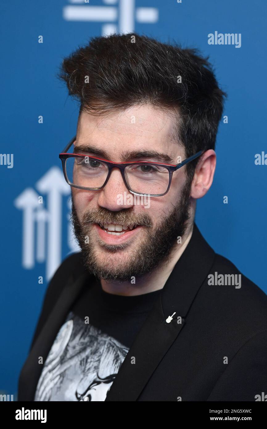 London, UK. London, UK. 17 February 2023. Aaron Simmonds attending the ...