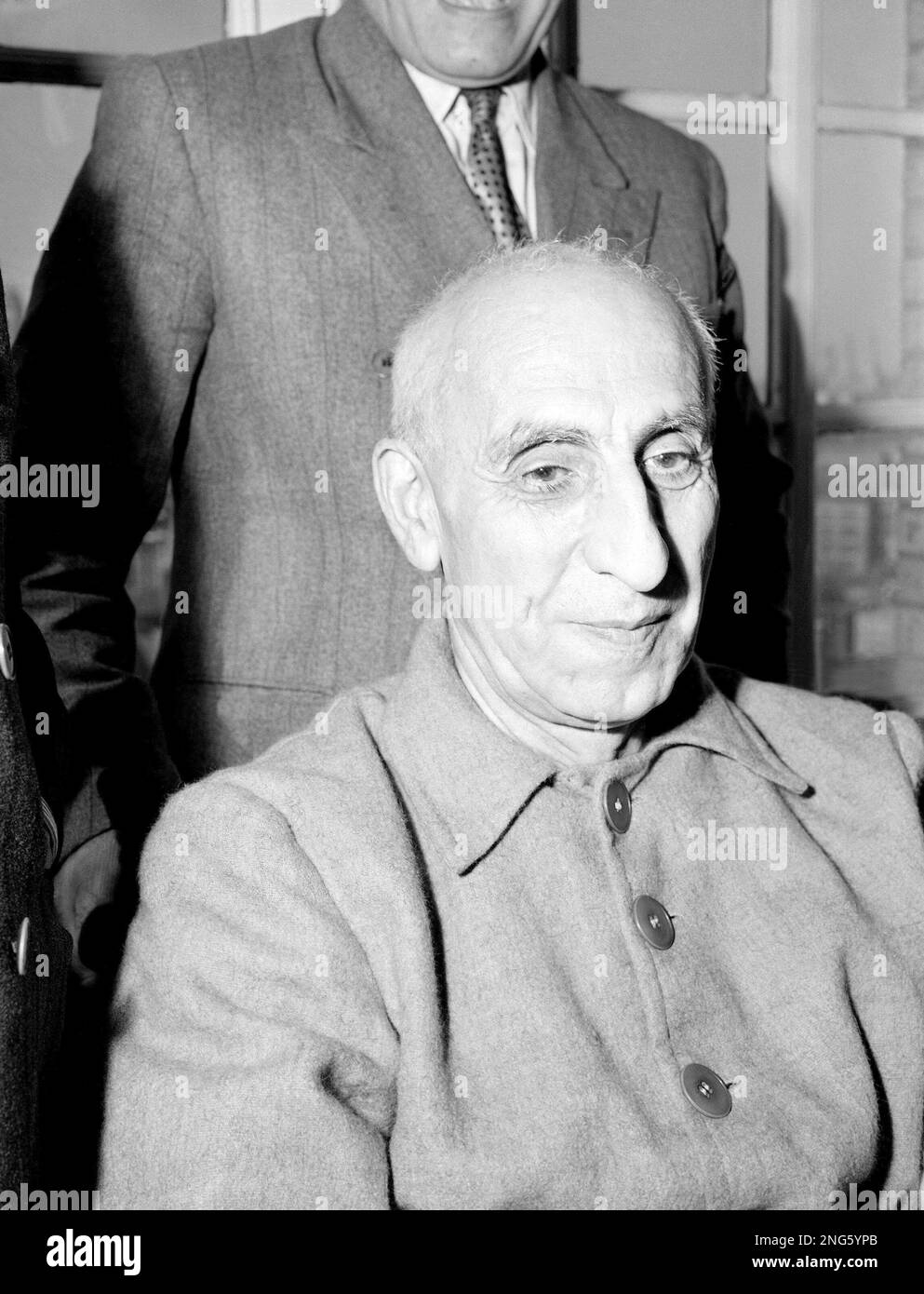 Iranian Premier Dr. Mohammed Mossadegh appears in October 1951 ...