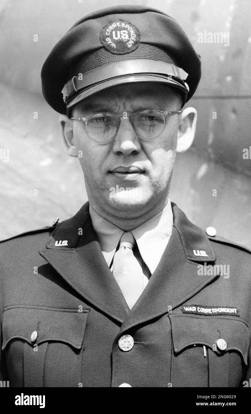 Henry B. Jameson, Associated Press war correspondent with the Allied ...