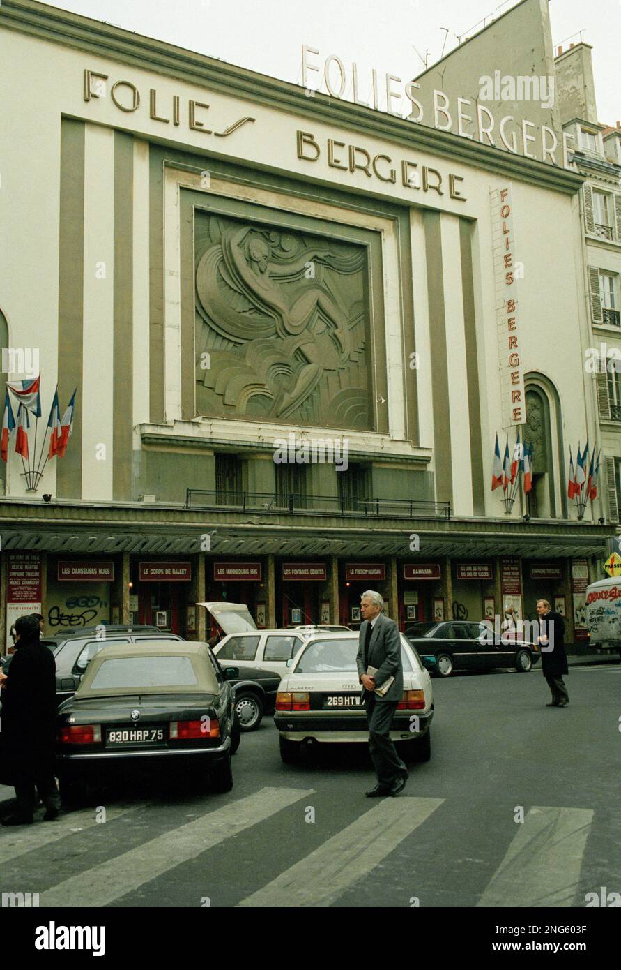 Famous cabaret, Folie Bergere shown in Paris on Feb. 1991 ordered its ...