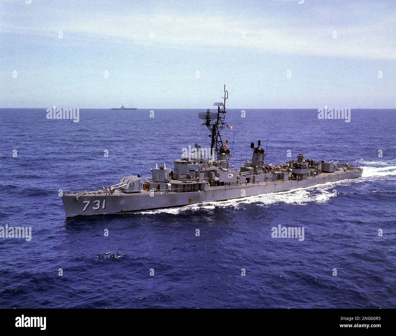 The U.S.S. Maddox is shown in the North China Sea in Aug. 1966. (AP ...