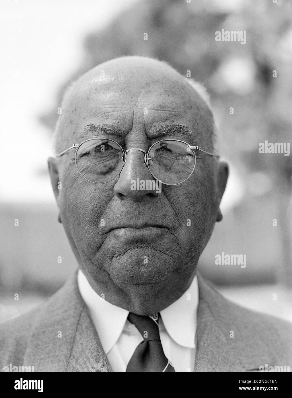 Thomas H. Connolly, American League umpire-in-chief, shown in Sarasota ...