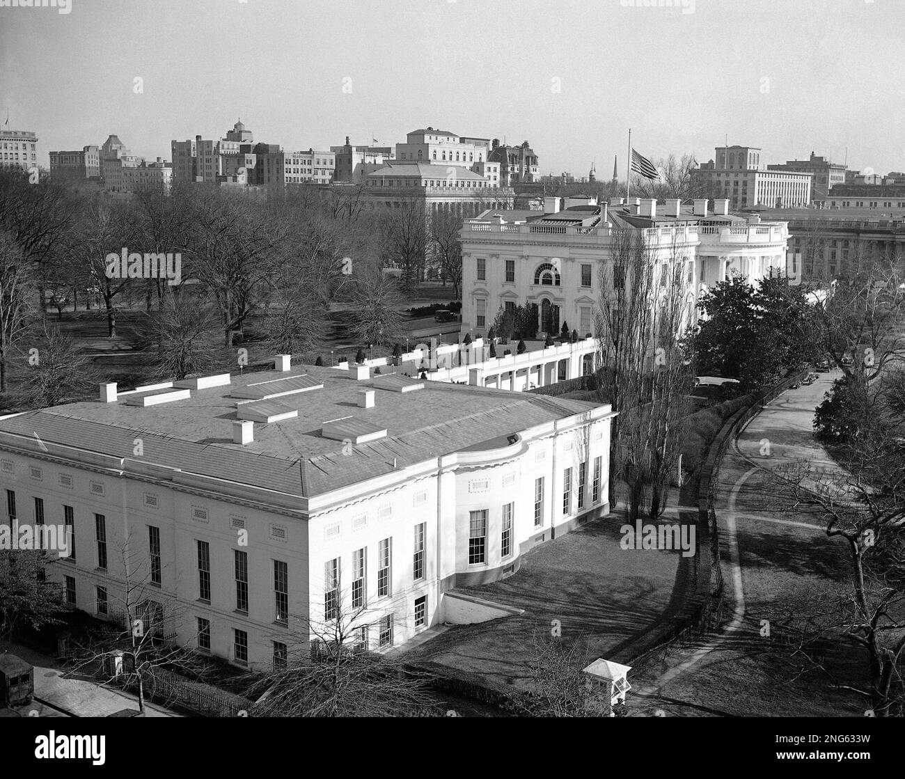 The White House The Executive Offices And Their Connection With The White House Shown In