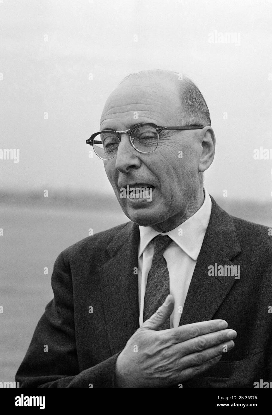 Dr. Eugene Wigner of Princeton University poses November 5, 1963 ...