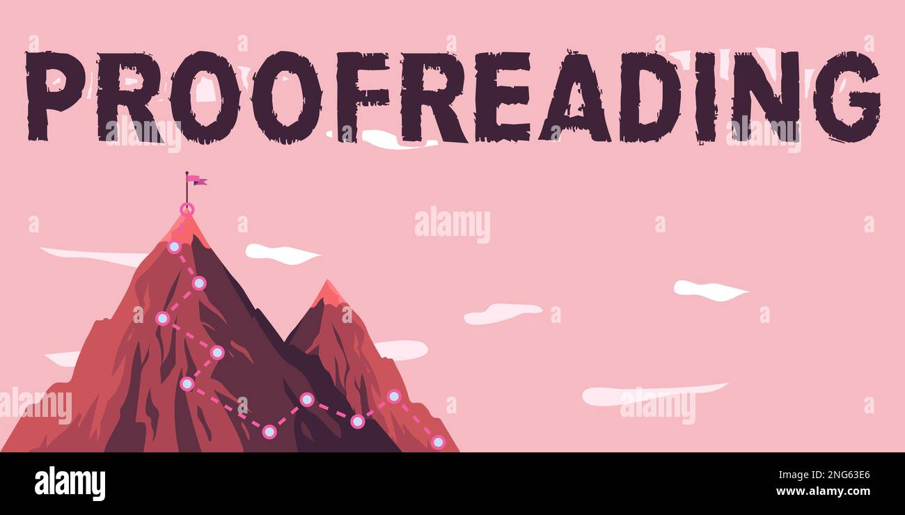 Conceptual Caption Proofreading Conceptual Photo Act Of Reading And Marking Spelling Grammar