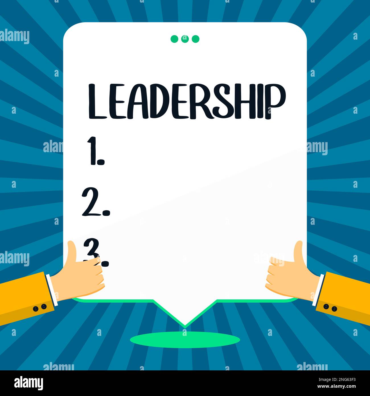 Handwriting text Leadership. Business concept Ability Activity ...