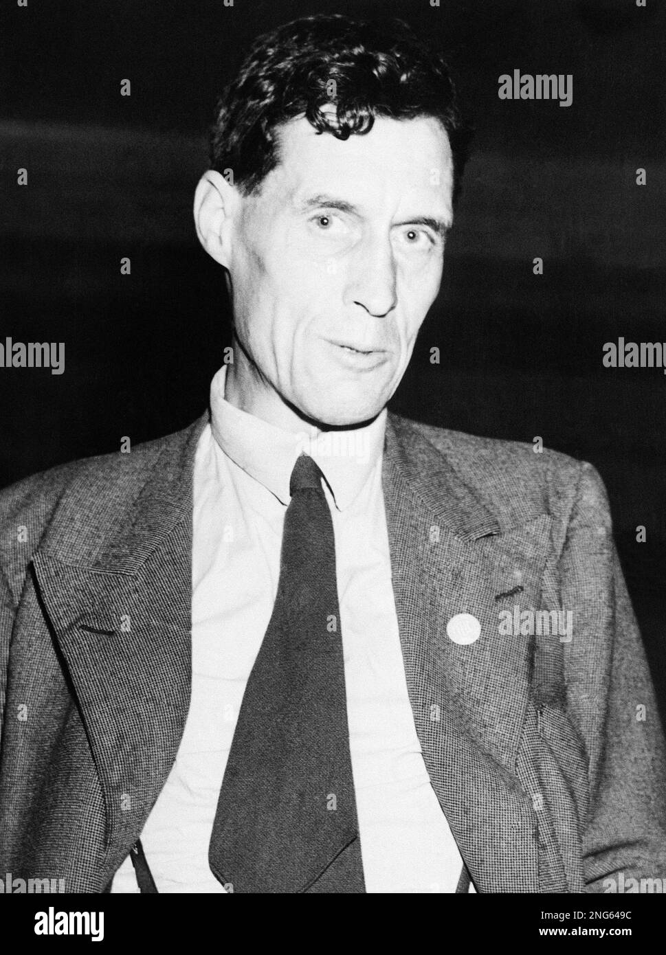 Patrick Maynard Stuart Blackett of England, winner of the Nobel Prize ...