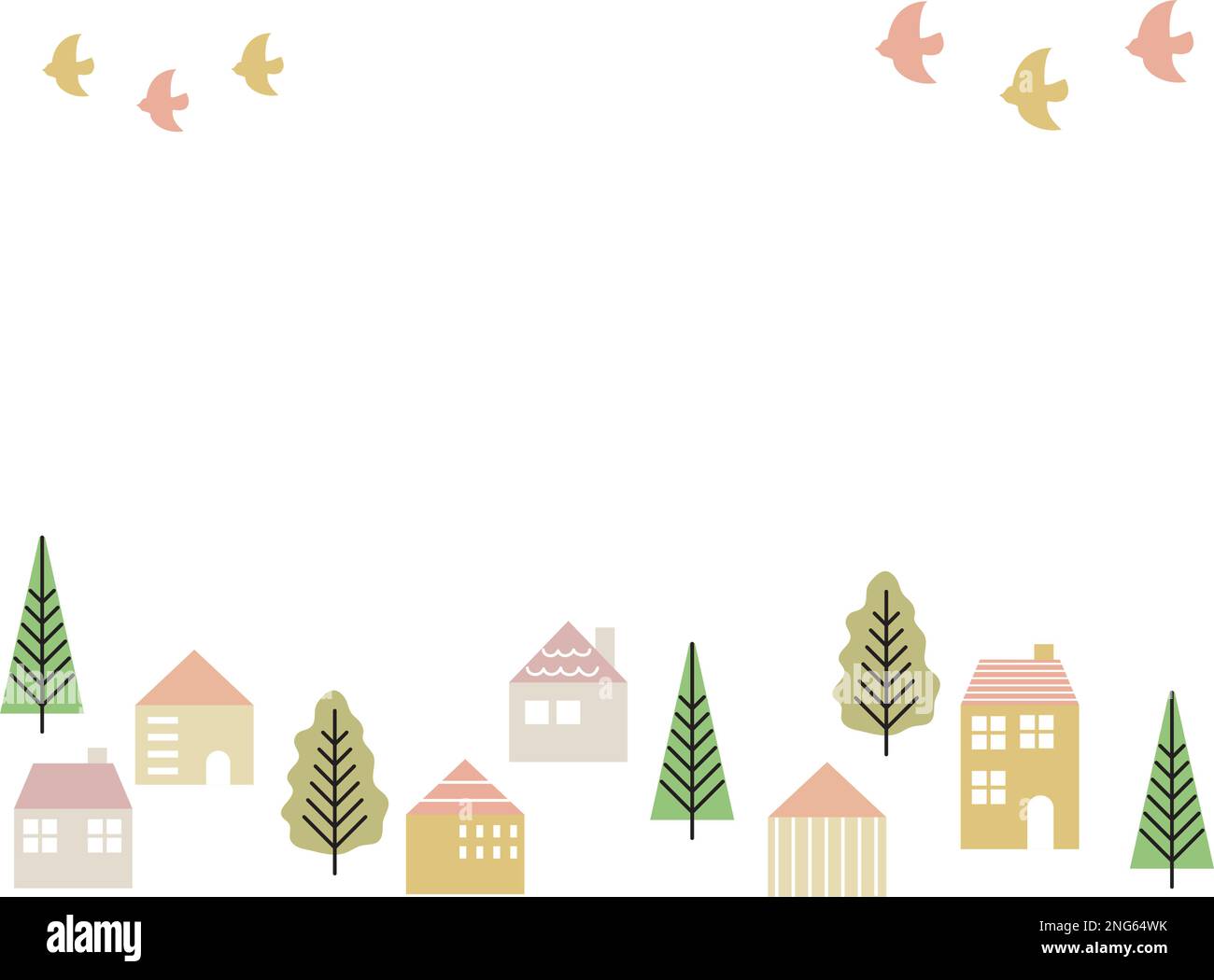 Scandinavian cityscape Cut Out Stock Images & Pictures - Alamy