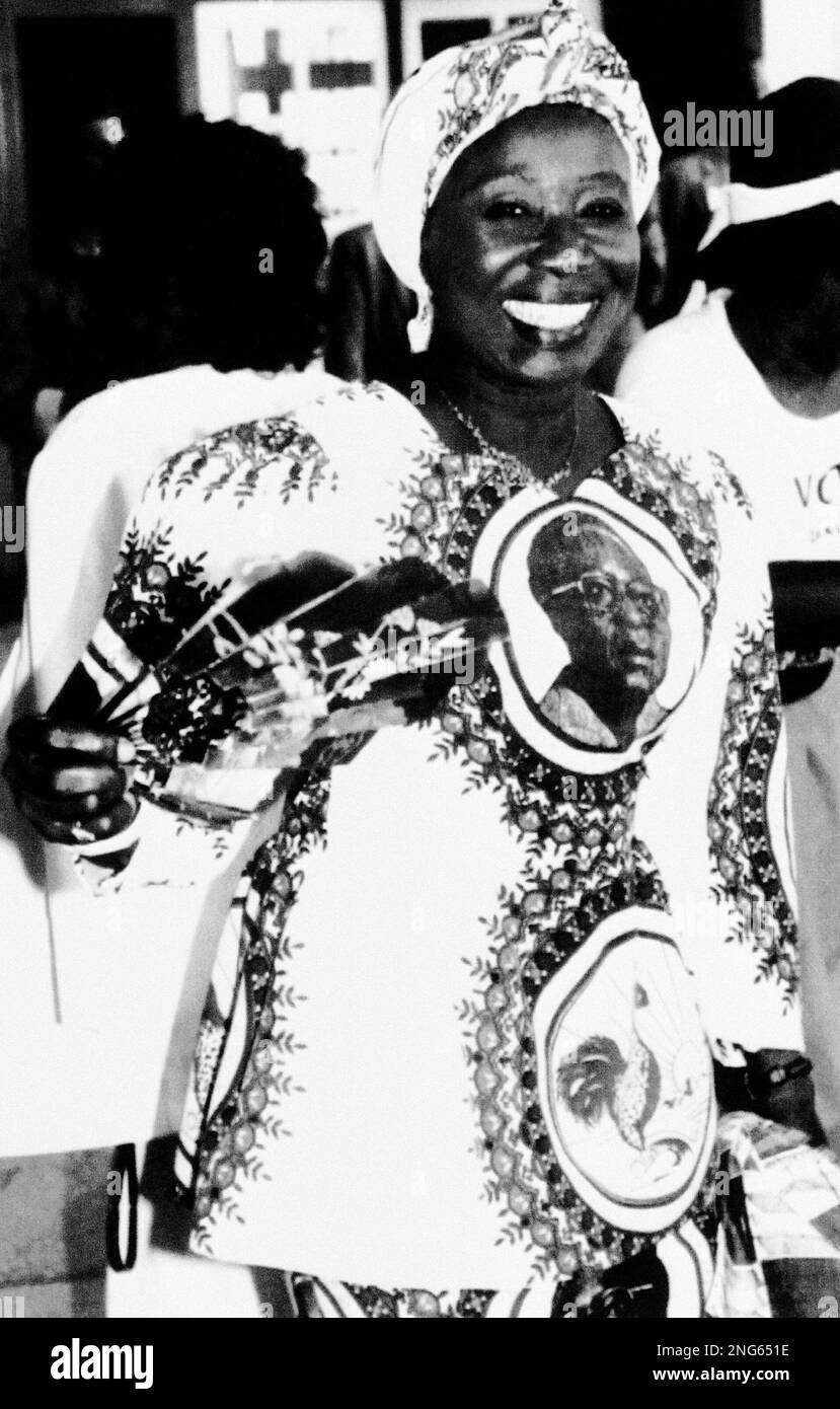 Sally Mugabe, wife of Zimbabwe Prime Minister Robert Mugabe, is seen at ...