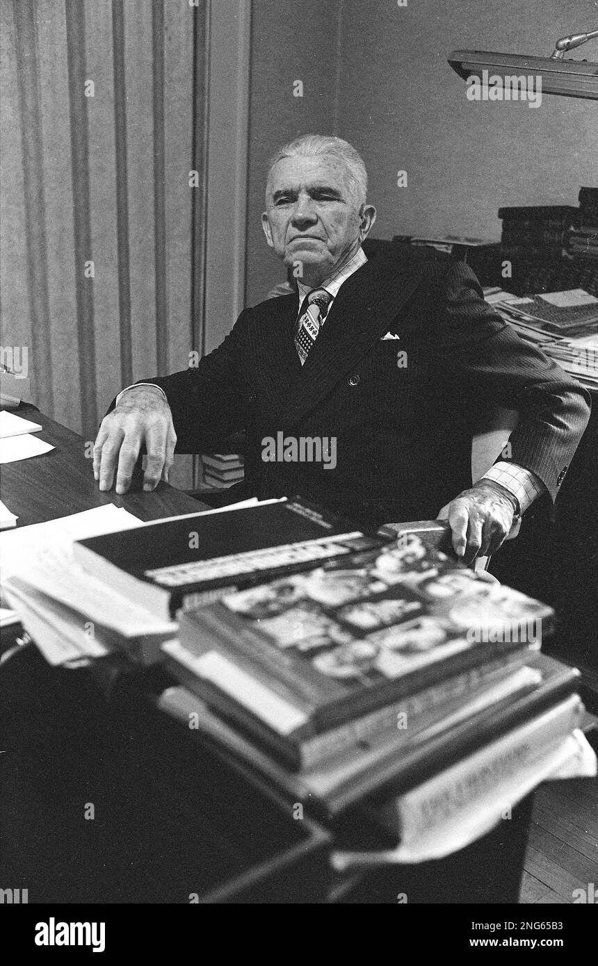 Dr. Joseph Banks Rhine, dean of extrasensory perception, is seen at his ...