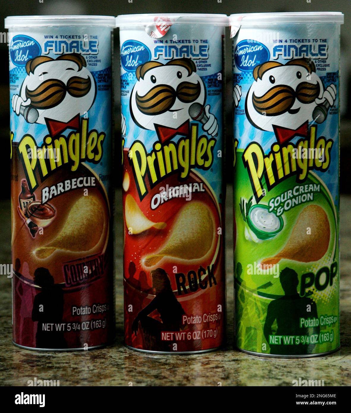 New Pringles packages are shown in this Feb. 26, 2007 photo taken in ...