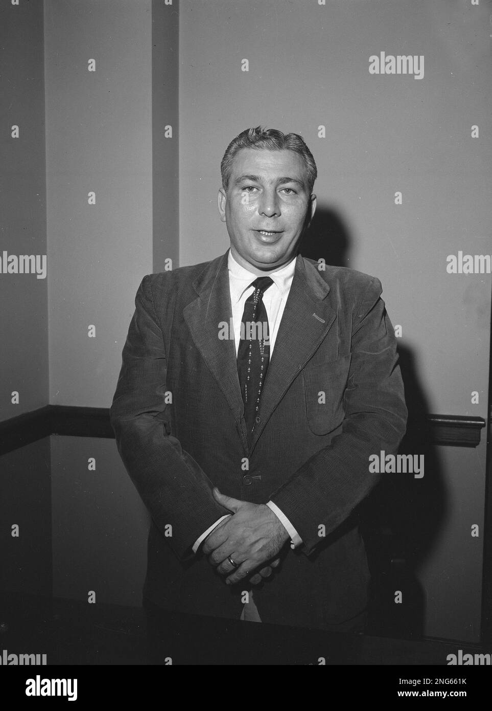 The perjury case of Paul H. Hughes, 35, World War 11 veteran, goes to a ...