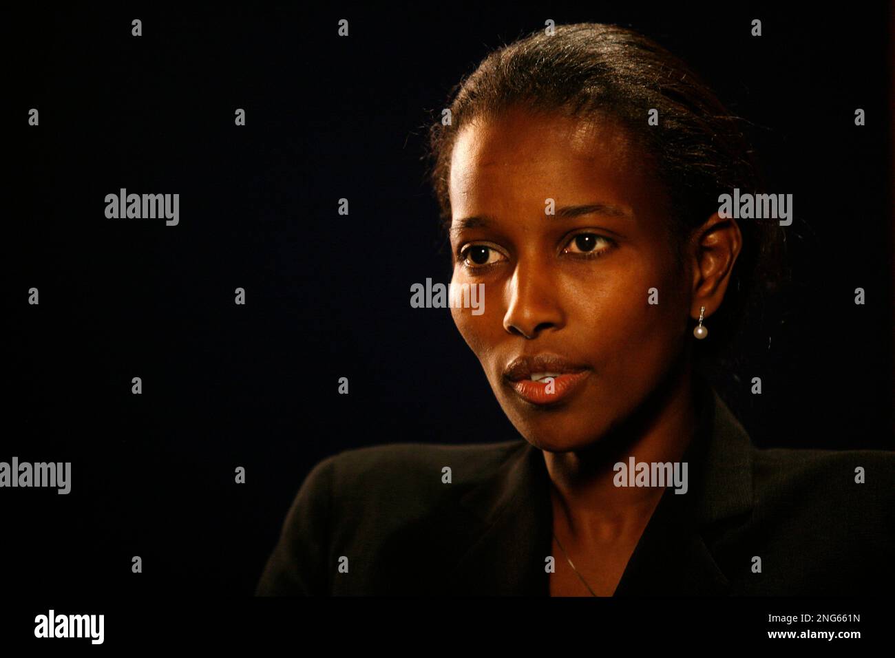 Ayaan Hirsi Ali, writer of the film "Submission," which criticized the ...
