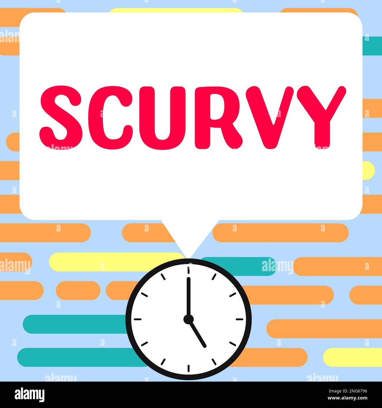 Hand writing sign Scurvy. Business concept disease caused by a lack of ...