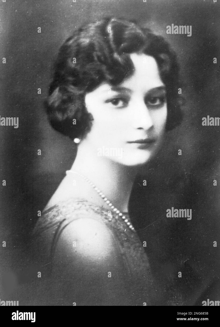 Undated file photo of Princess Astrid of Sweden, who later became Queen ...