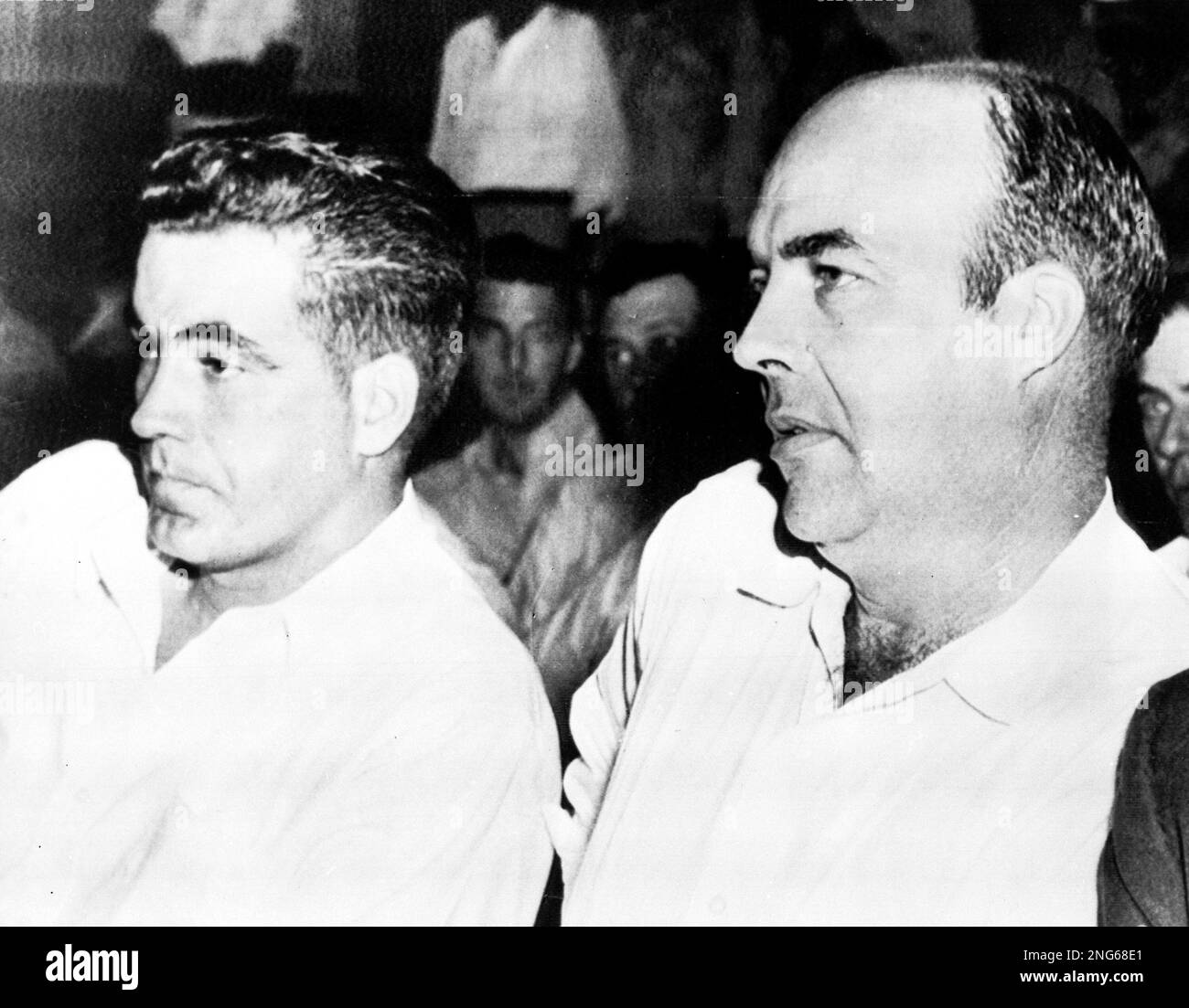 Inside the court during the murder trial against half-brothers Roy ...