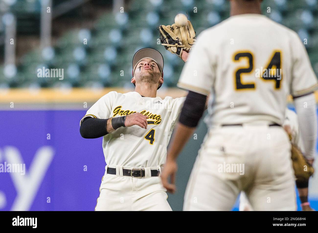 Houston, Texas, USA. 17th Feb, 2023. Grambling infielder Daylon Ardoin ...