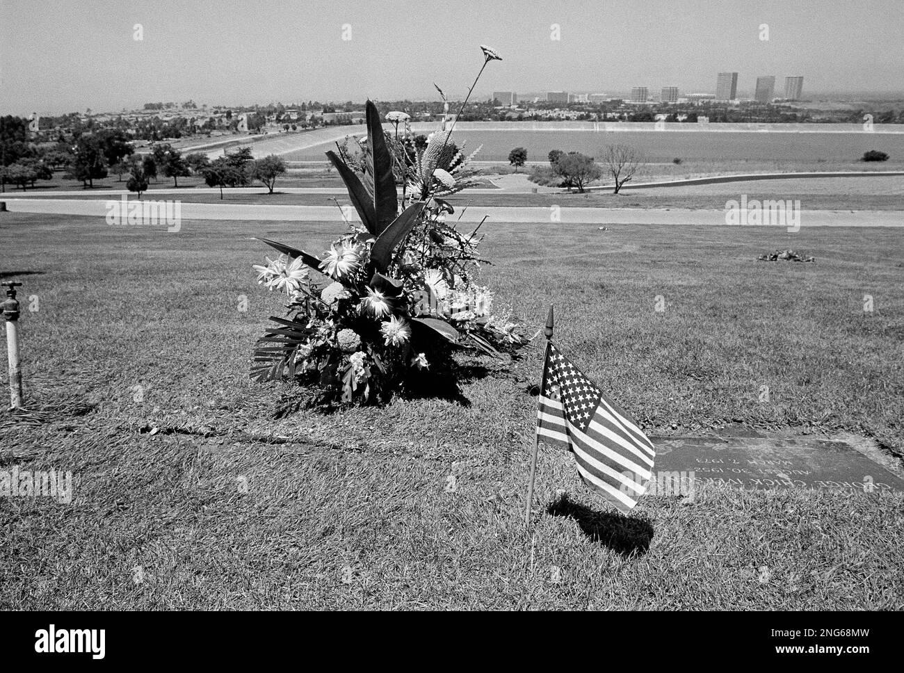 This unmarked grave at Pacific View Mortuary in Newport Beach, Calif ...