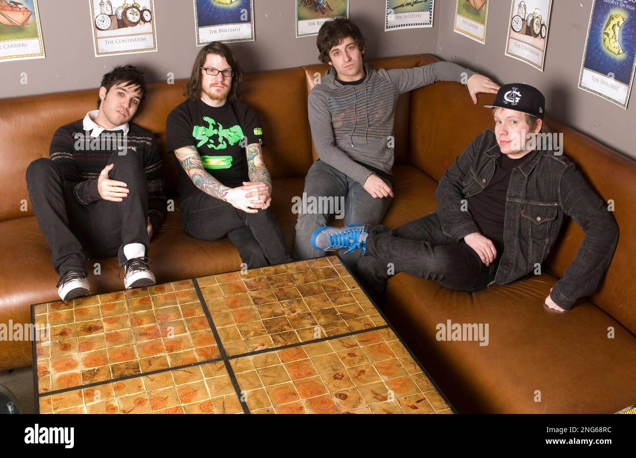 Music group Fall Out Boy is photographed in New York, Feb. 2, 2007 ...