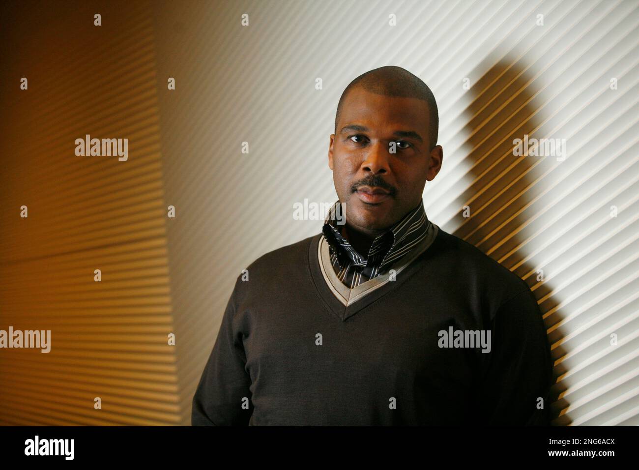 Writer, producer, and film director Tyler Perry poses for a portrait at ...