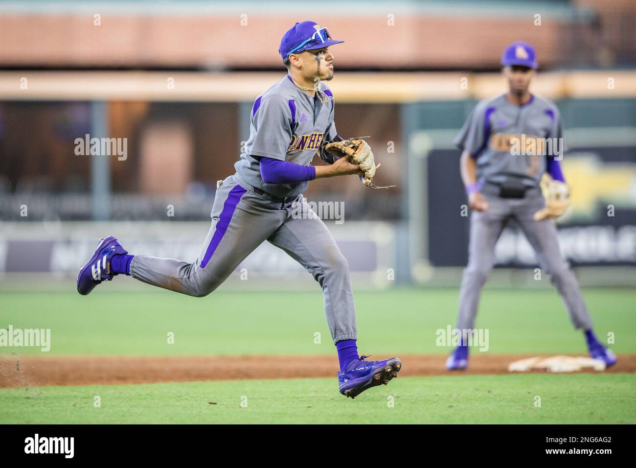 Houston, Texas, USA. 17th Feb, 2023. Prairie View infielder Zachary ...