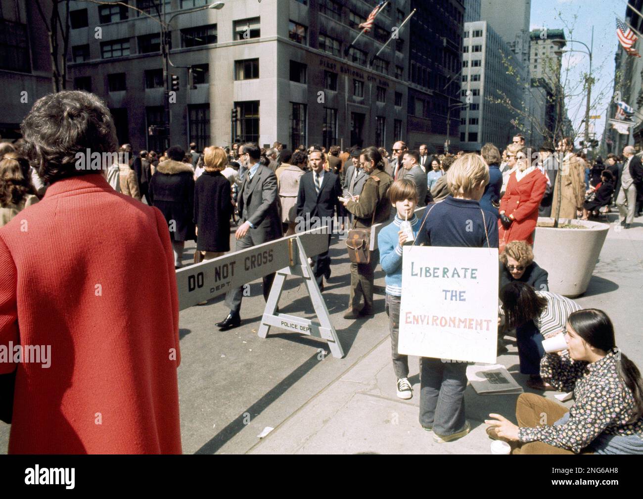 Earth Day is celebrated on Fifth Avenue in New York City on April 20 ...