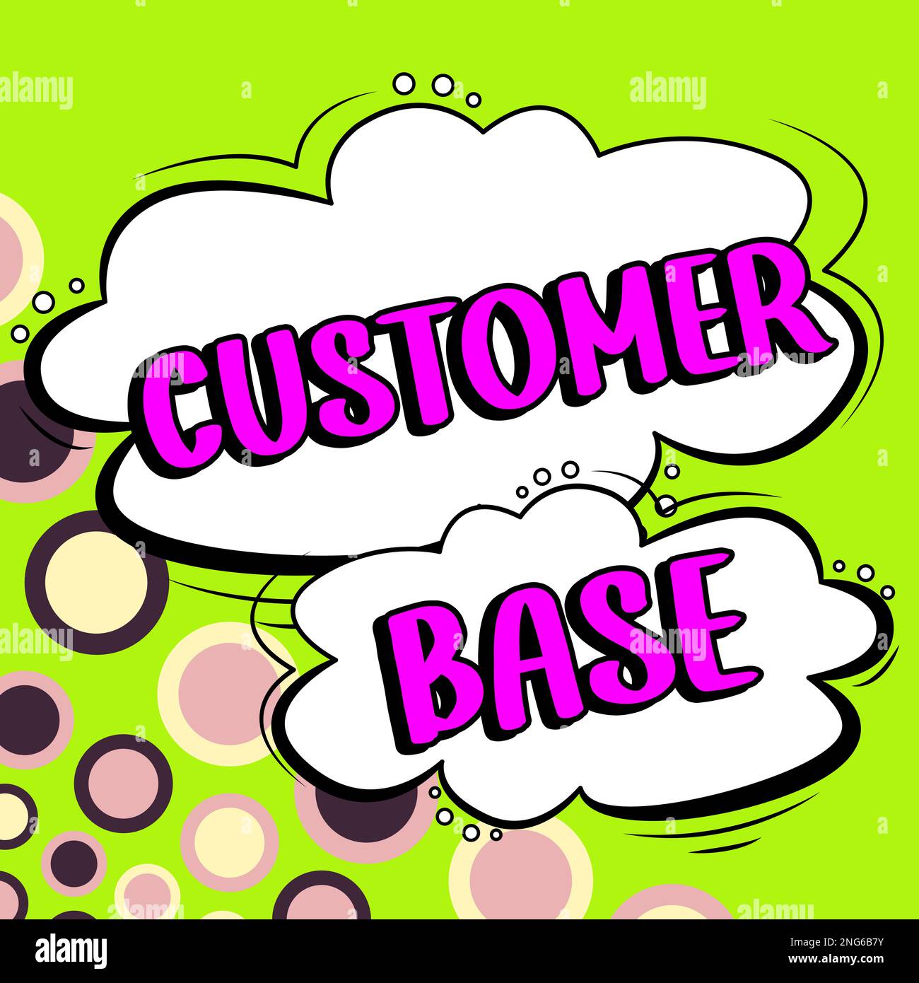 Inspiration showing sign Customer Base. Word Written on encourage ...