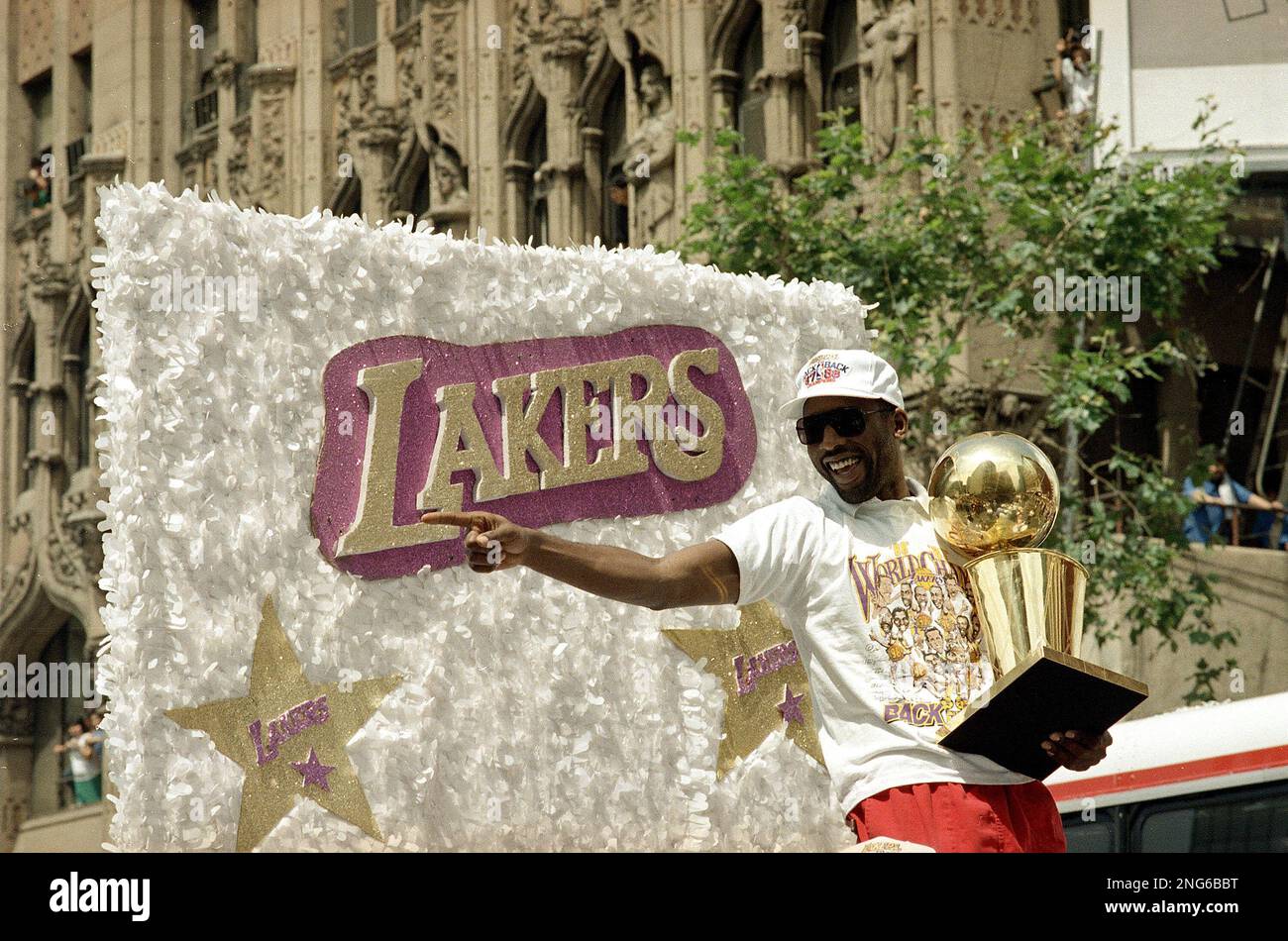 James Worthy, most valuanble player in the NBA Championship Series ...