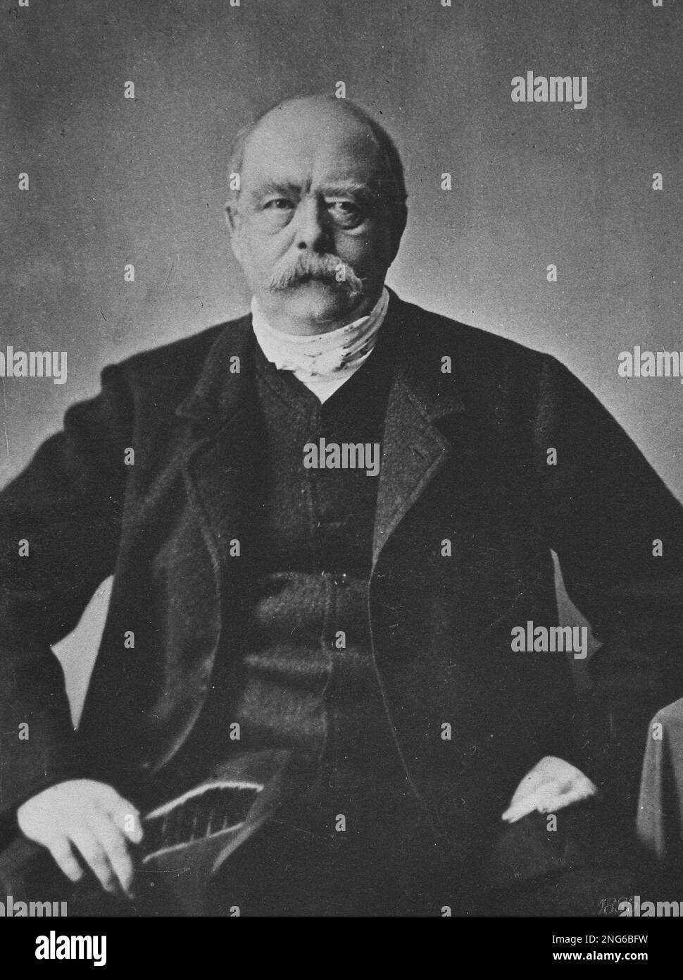German Statesman Otto Furst von Bismarck (1815-1898). Bismarck was ...