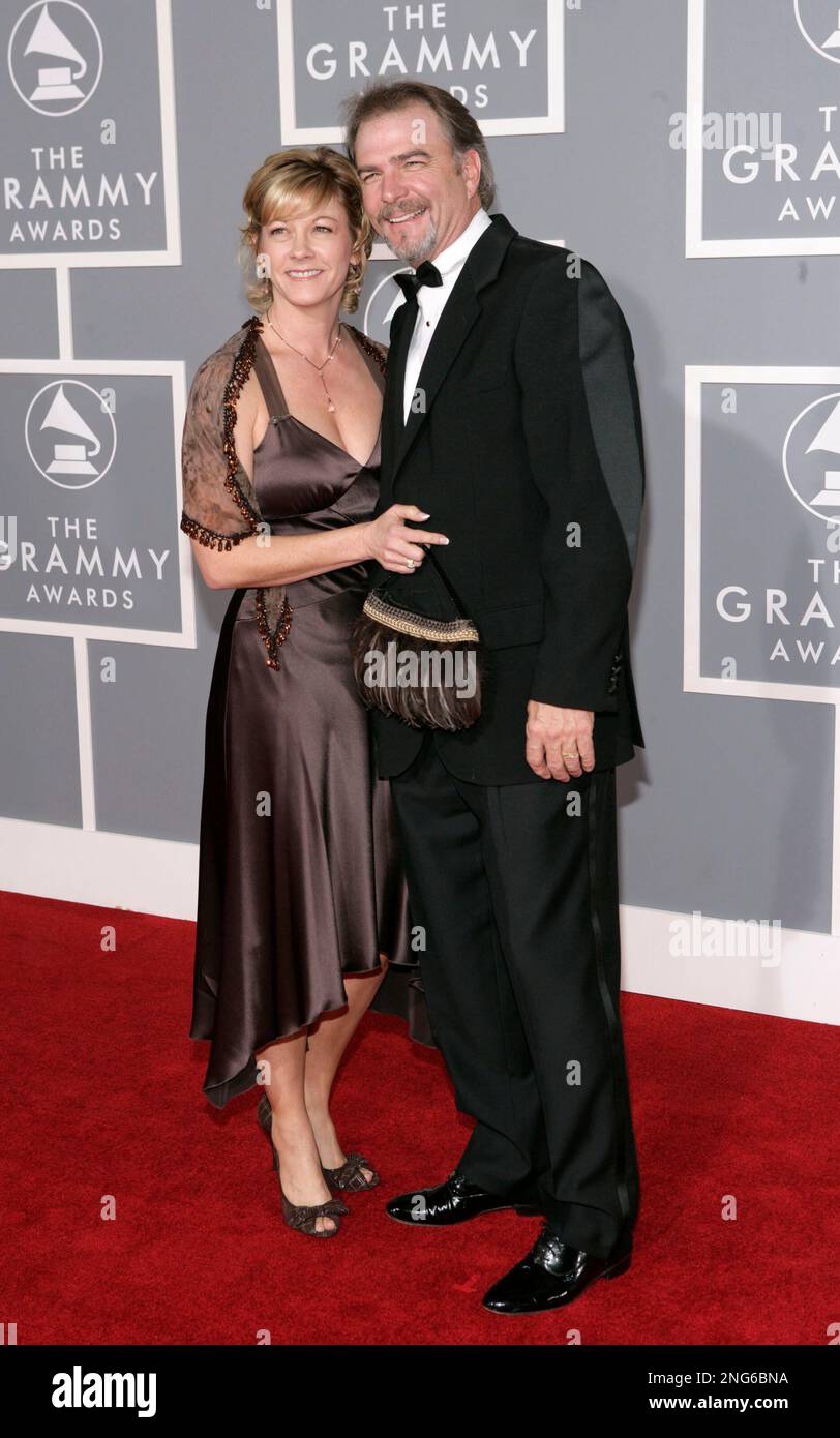Bill Engvall arrives with a guest for the 49th Annual Grammy Awards on Sunday, Feb. 11, 2007, in ...