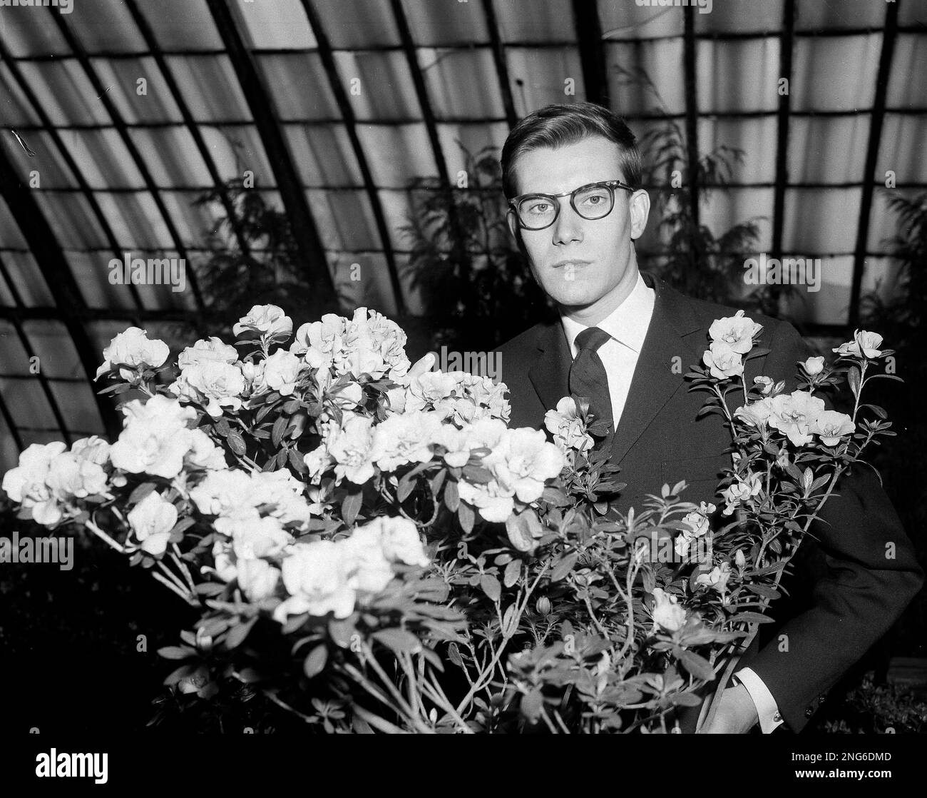 French designer Yves Saint Laurent, successor to the late Christian ...