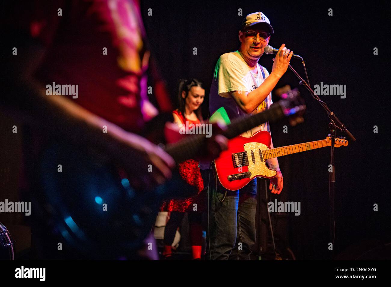 Edinburgh, Scotland. Fri 17 February 2023. Scottish band bis play a ...