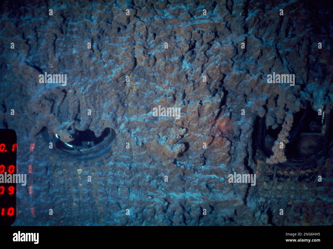 "Rust sickles", icycle-like structures of rust show the effect the ...