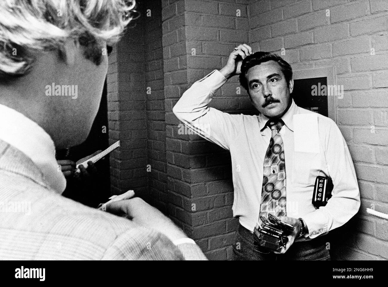 Bloomfield Police Chief Robert Snell fields questions from reporters ...