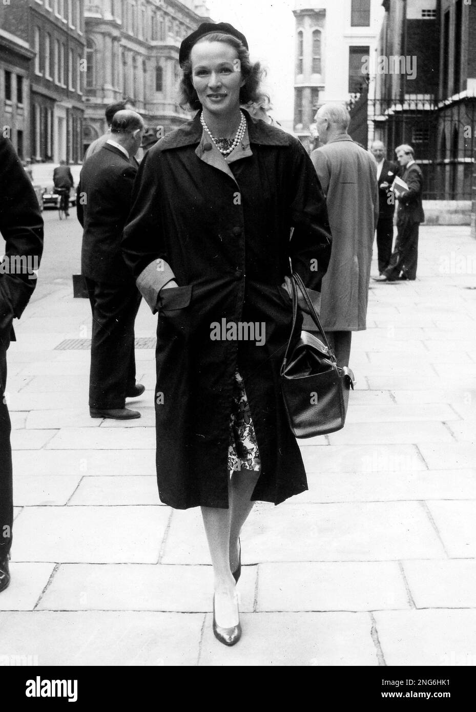 The Marchioness of Milford Haven, the former Romaine Dahlgren Simpson ...