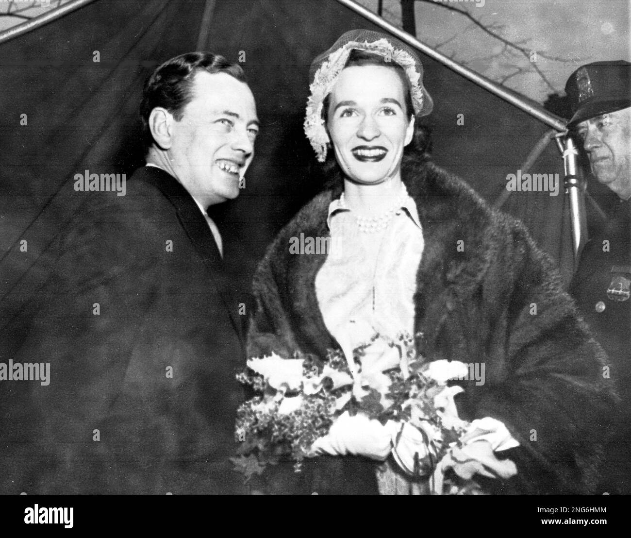 The Marquess of Milford Haven, David Michael Mountbatten, and his bride ...