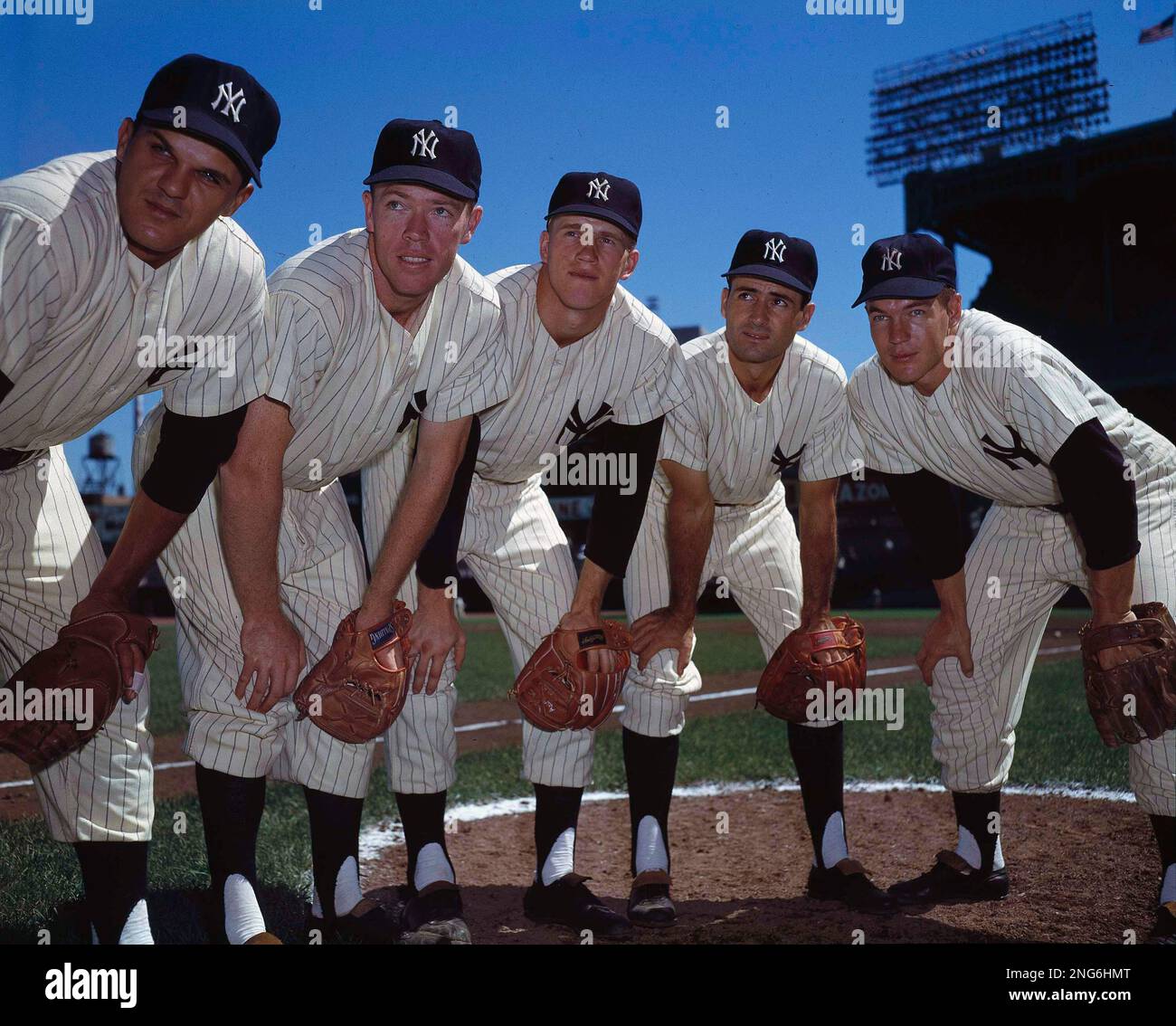 From left to right Bill Skowron, Gil McDougald, Tony Kubek, Gerry ...