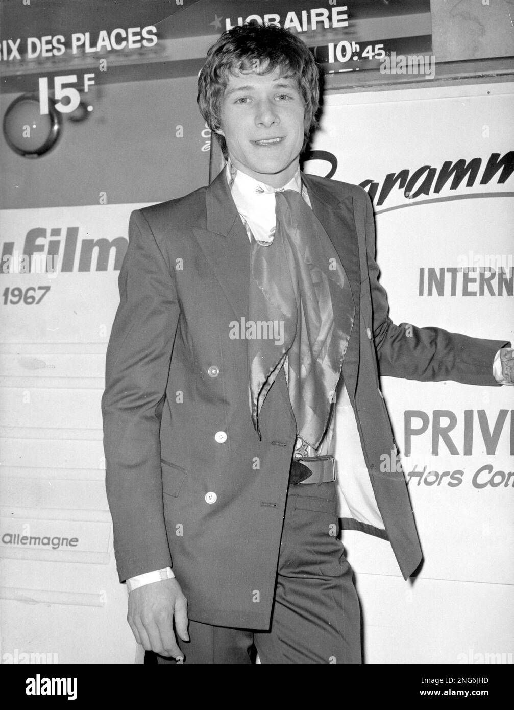 Actor Paul Jones, starring in the British movie "Privilege" before the ...