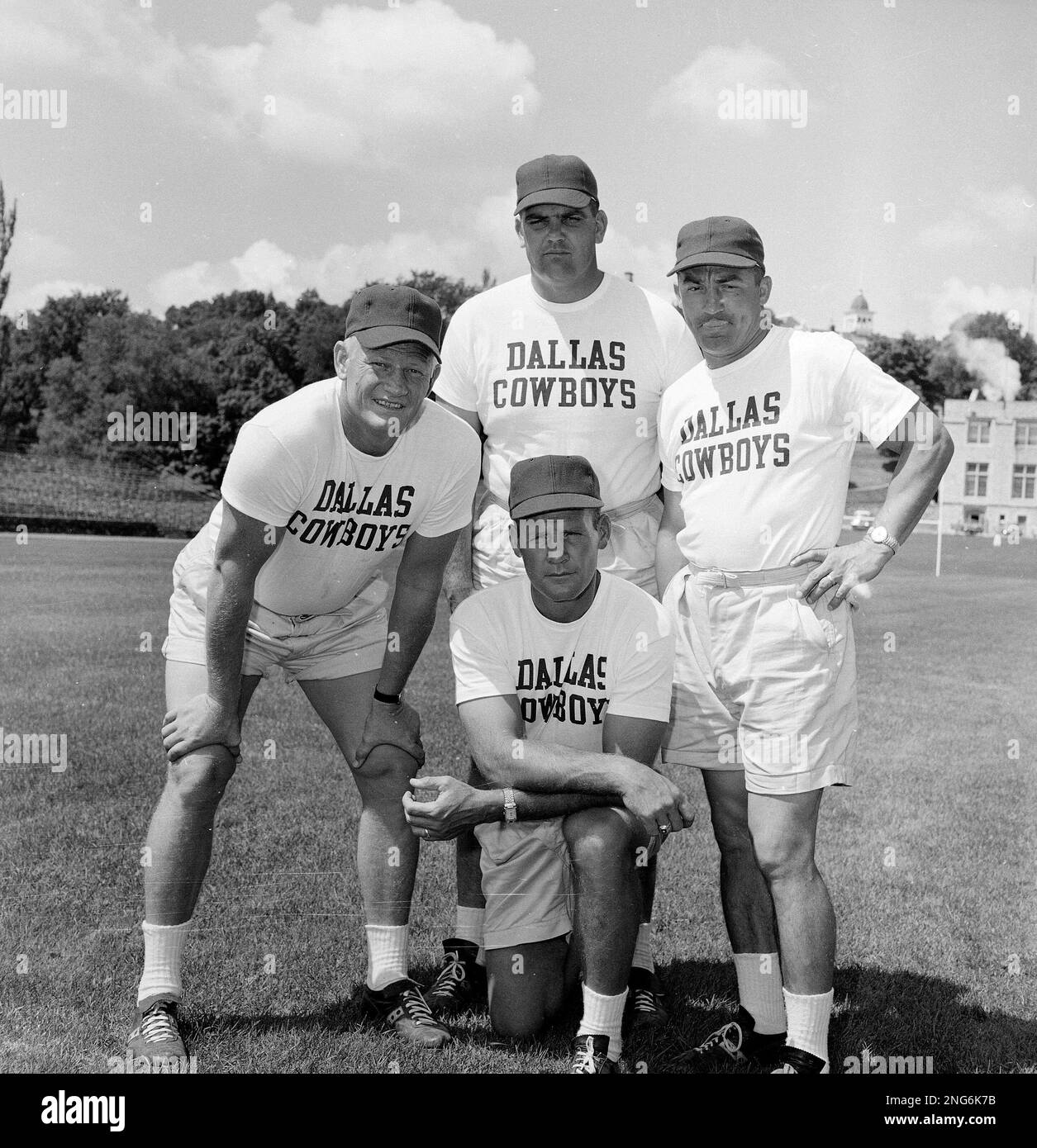 Nfl dallas cowboys team Black and White Stock Photos & Images - Alamy