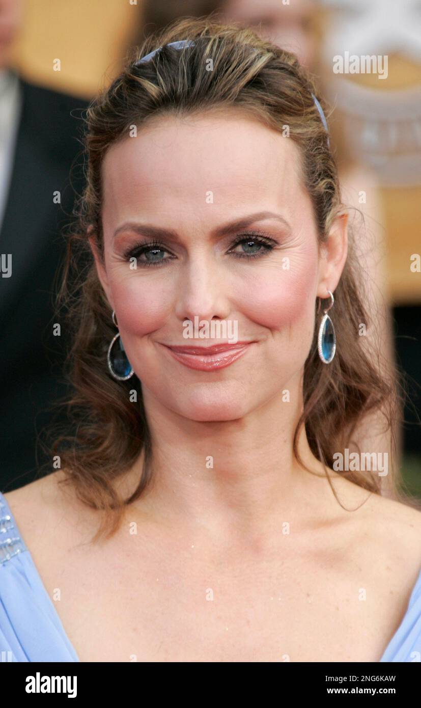 Melora Hardin arrives at the 13th Annual Screen Actors Guild Awards on ...