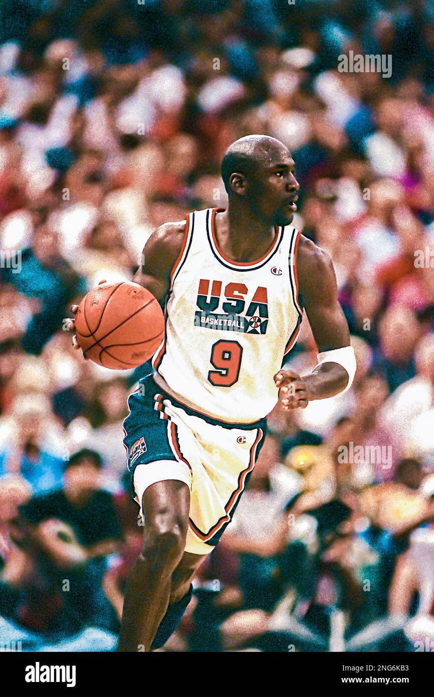 Michael Jordan (USA) at the 1992 Tournament of the Americas Stock Photo ...