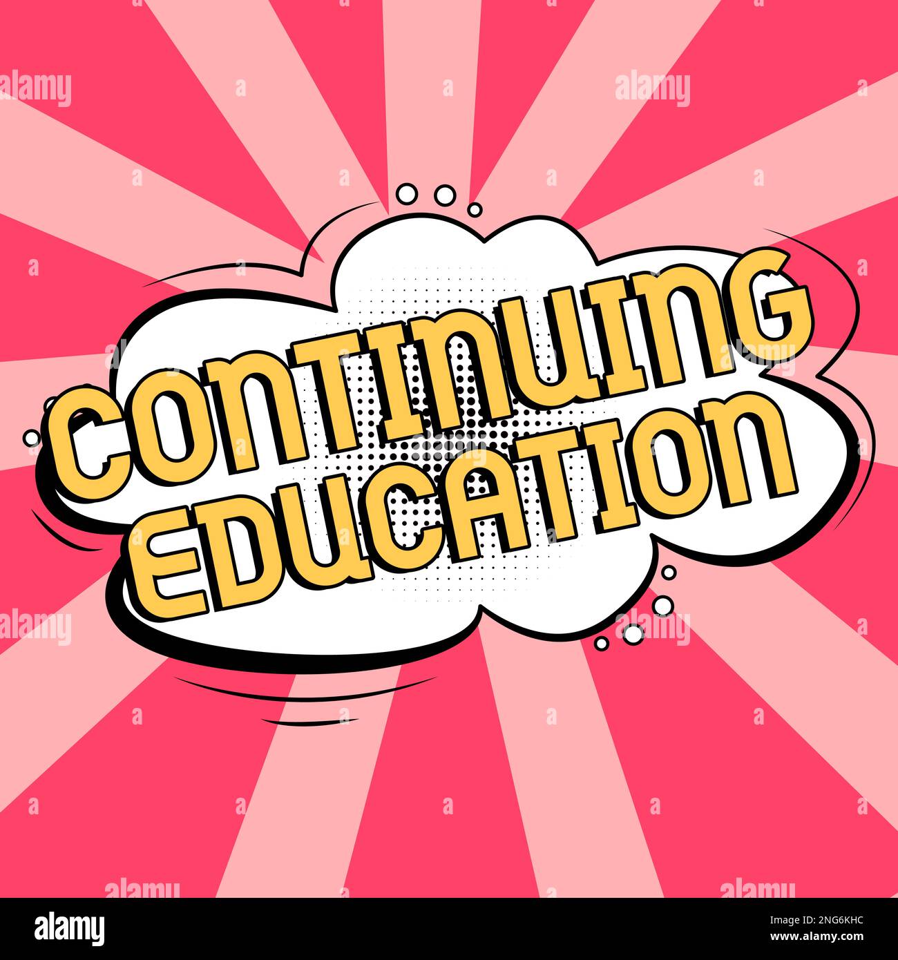 Text sign showing Continuing Education. Concept meaning Continued ...