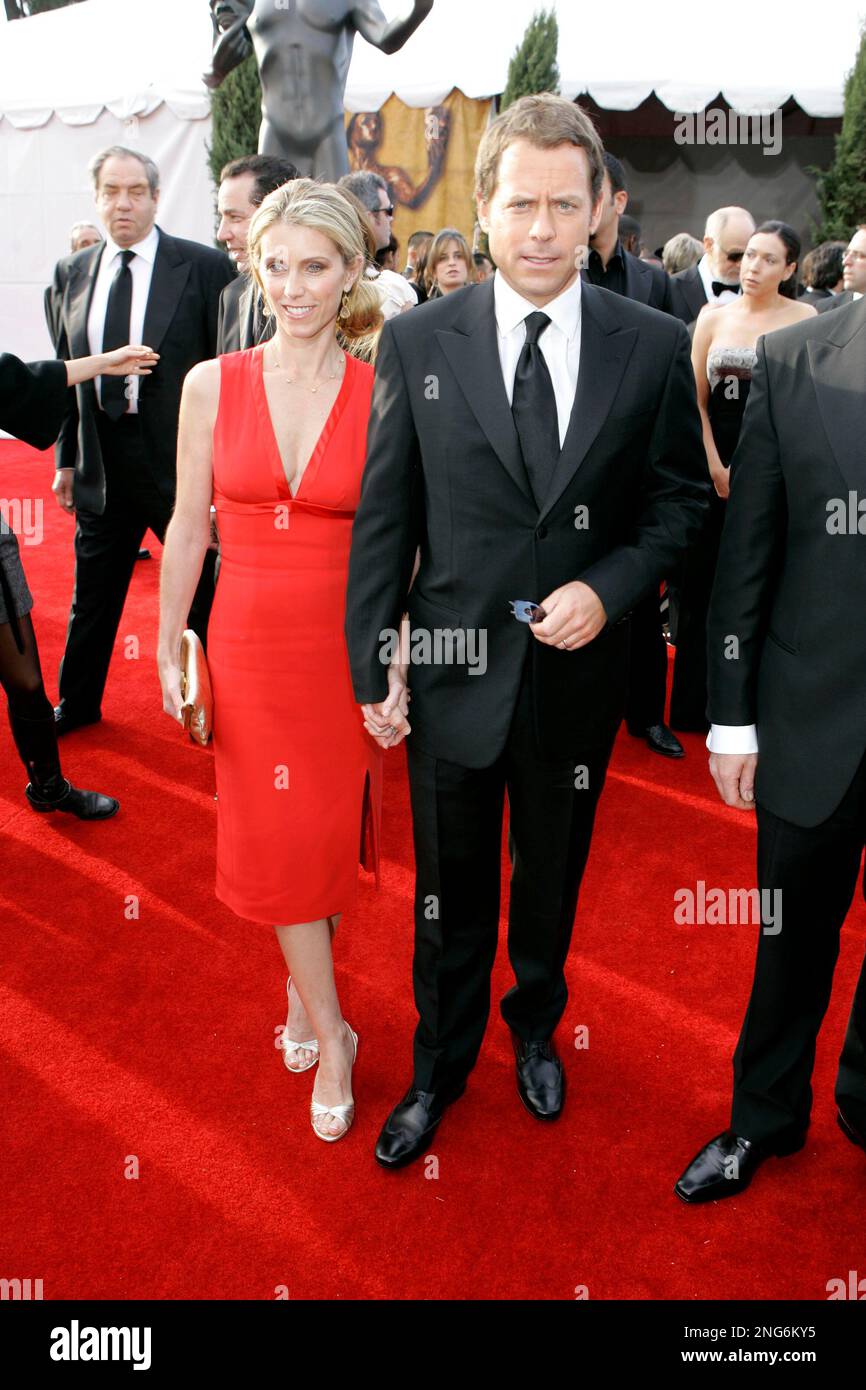 Greg Kinnear right, and his wife Helen Labdo arrive at the 13th Annual ...