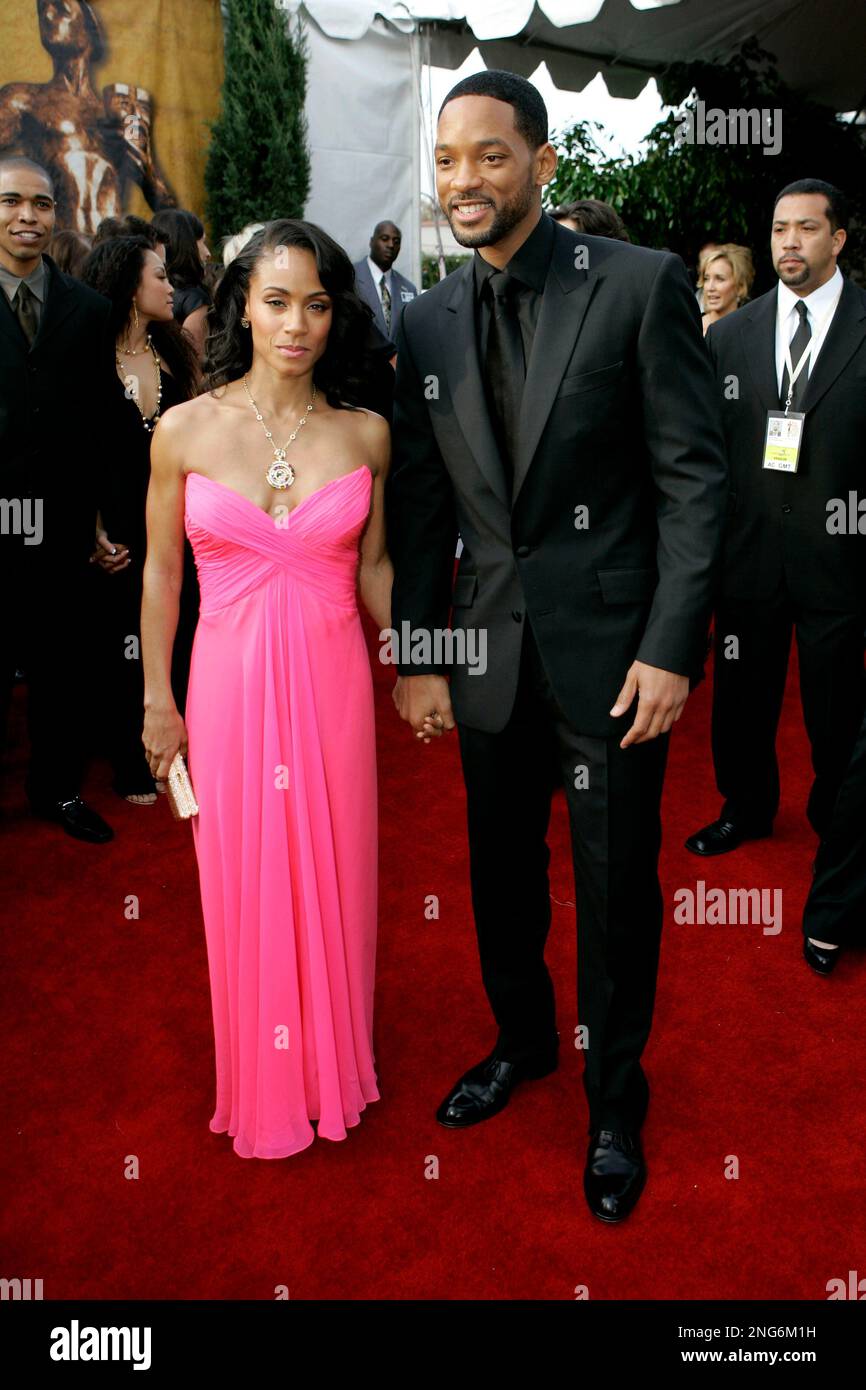 Will Smith, right, and Jada Pinkett Smith arrive at the 13th Annual ...