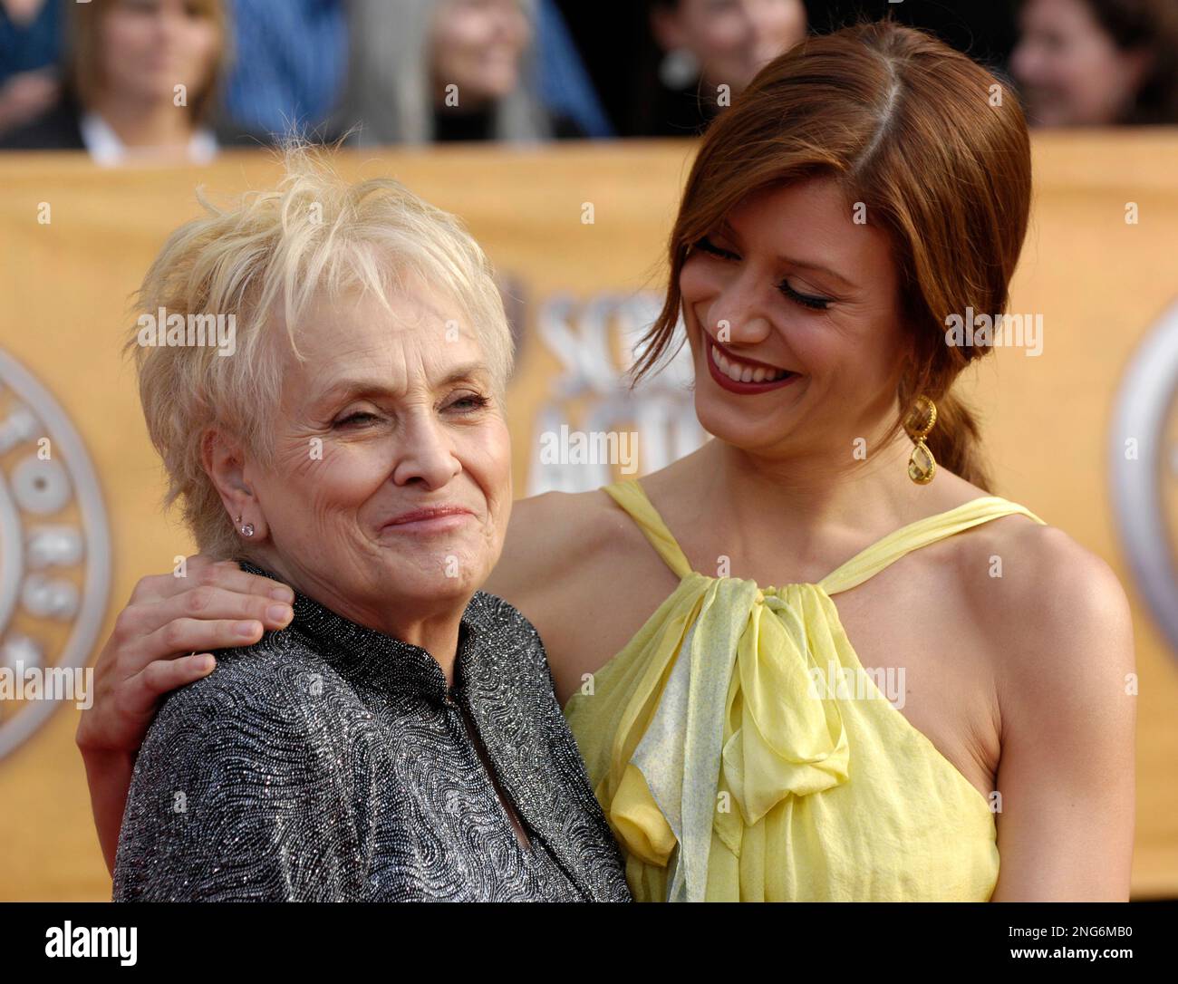 Kate Walsh, right, and her mom Angela, left, arrive at the 13th Annual ...