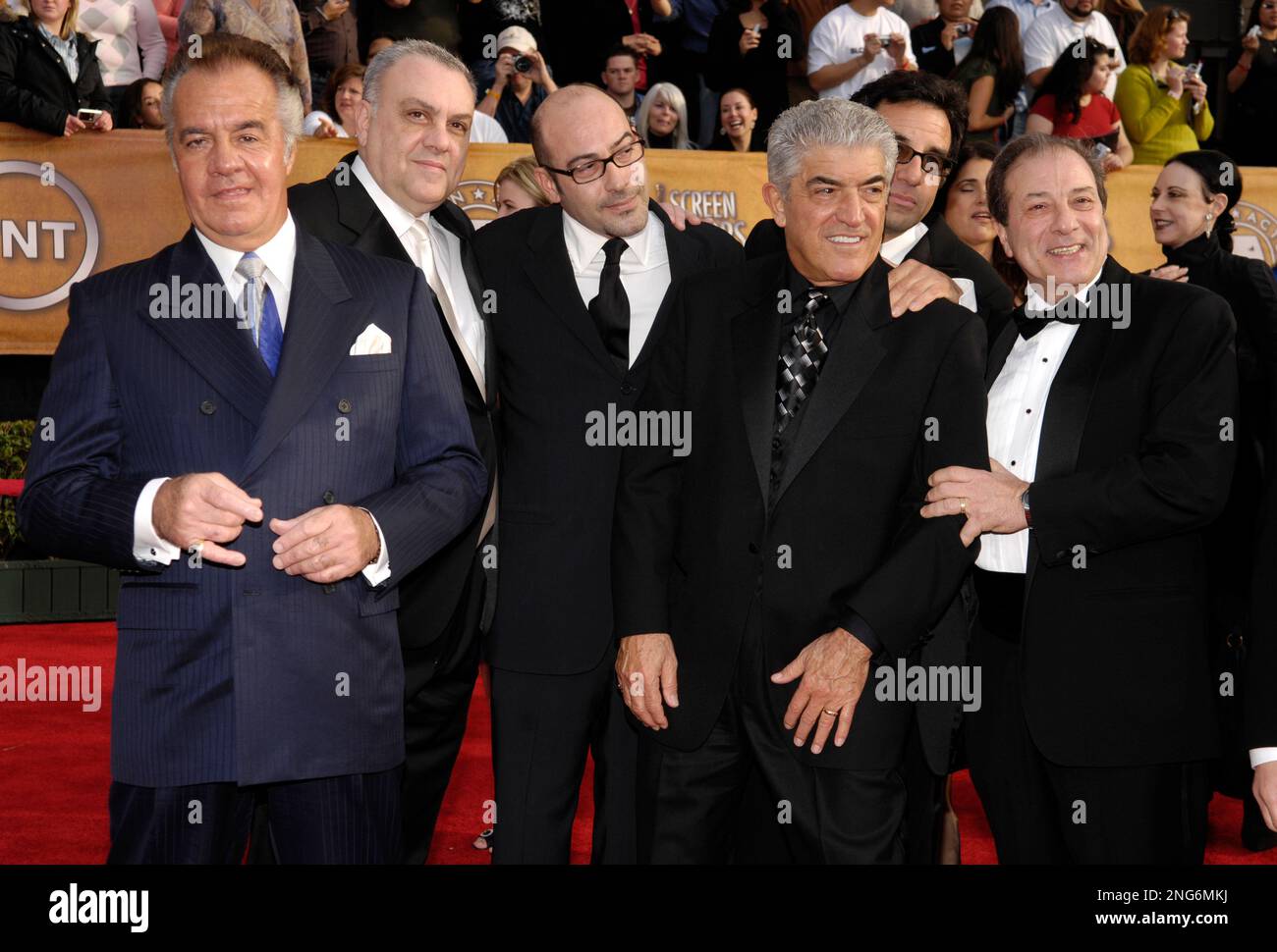 Tony Sirico, left, Vincent Curatola, second from left, John Ventimiglia ...
