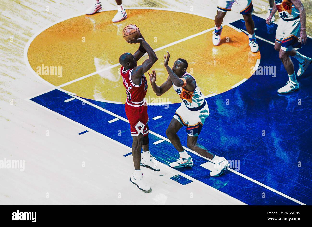 Michael jordan chicago bulls 1992 hi-res stock photography and images ...