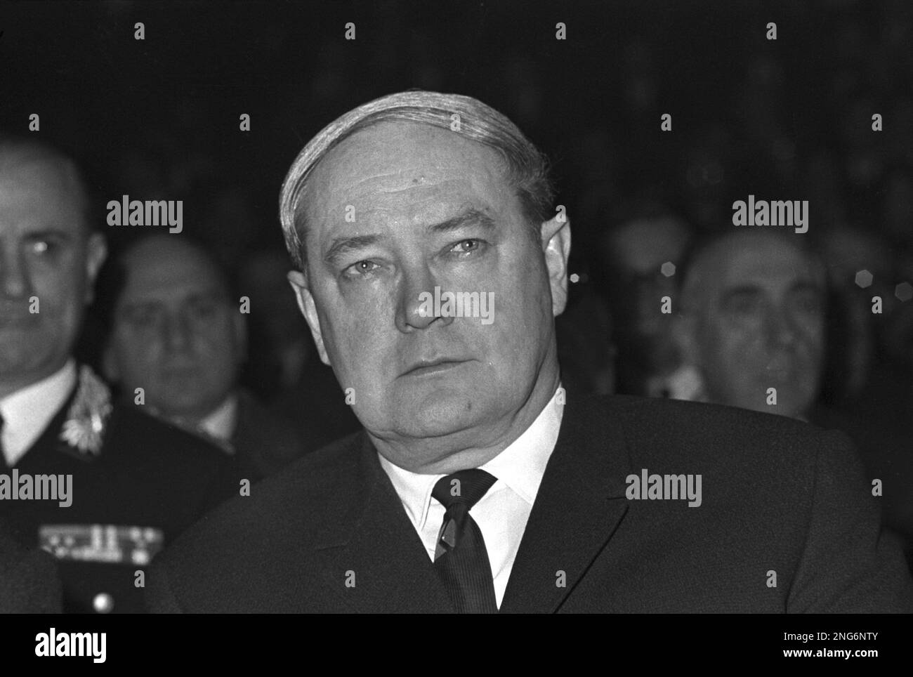 Soviet Deputy Premier Leonid Smirnov is seen during the opening ...