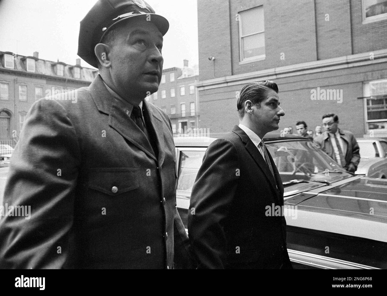 Albert DeSalvo, self-proclaimed Boston Strangler, right, is escorted by ...